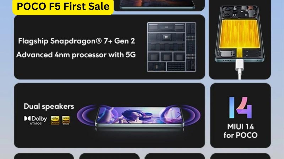 Poco F5 5G की पहली सेल आज, बंपर ऑफर में सस्ता मिलेगा स्मार्टफोन - Poco F5 5g Sale Starts Today ...